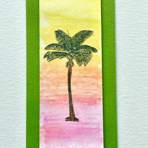 Palm Tree Rubber Stamp From Oldislandstamps - Etsy