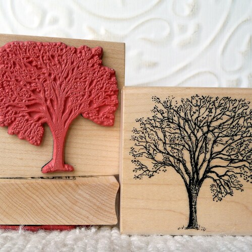 Little Tree Rubber Stamp From Oldislandstamps - Etsy