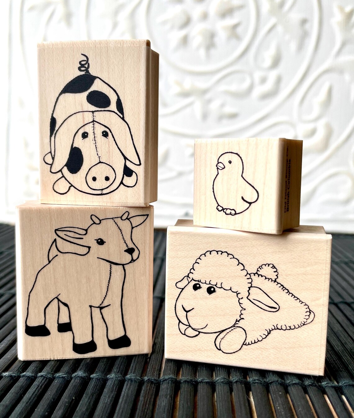 Plush Lamb Baby Toy Rubber Stamp From Oldislandstamps - Etsy