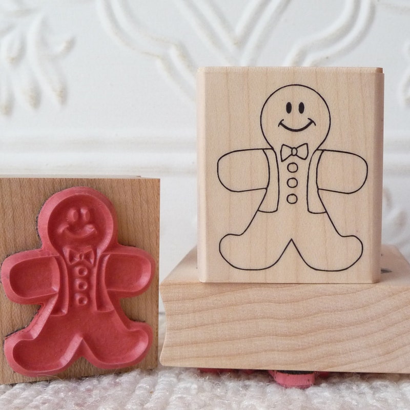 Gingerbread Stamp - Etsy