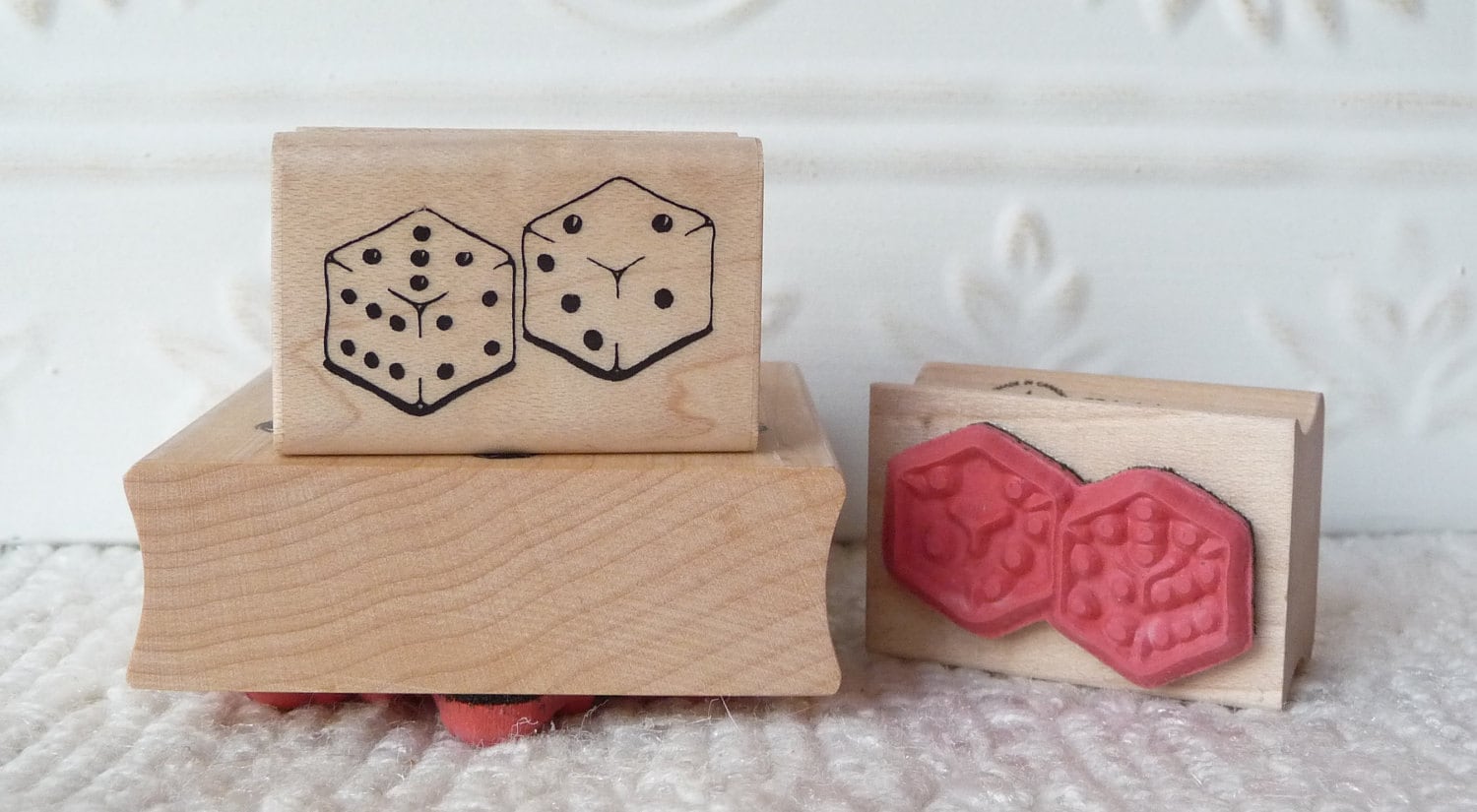 Dice Rubber Stamp From Oldislandstamps - Etsy
