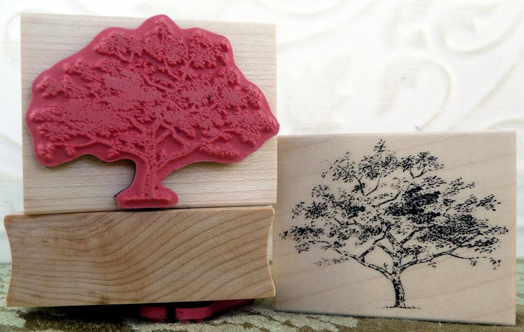 Little Tree Rubber Stamp From Oldislandstamps - Etsy