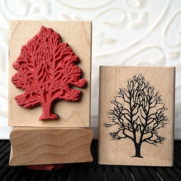 Bare Tree Stamp - Etsy