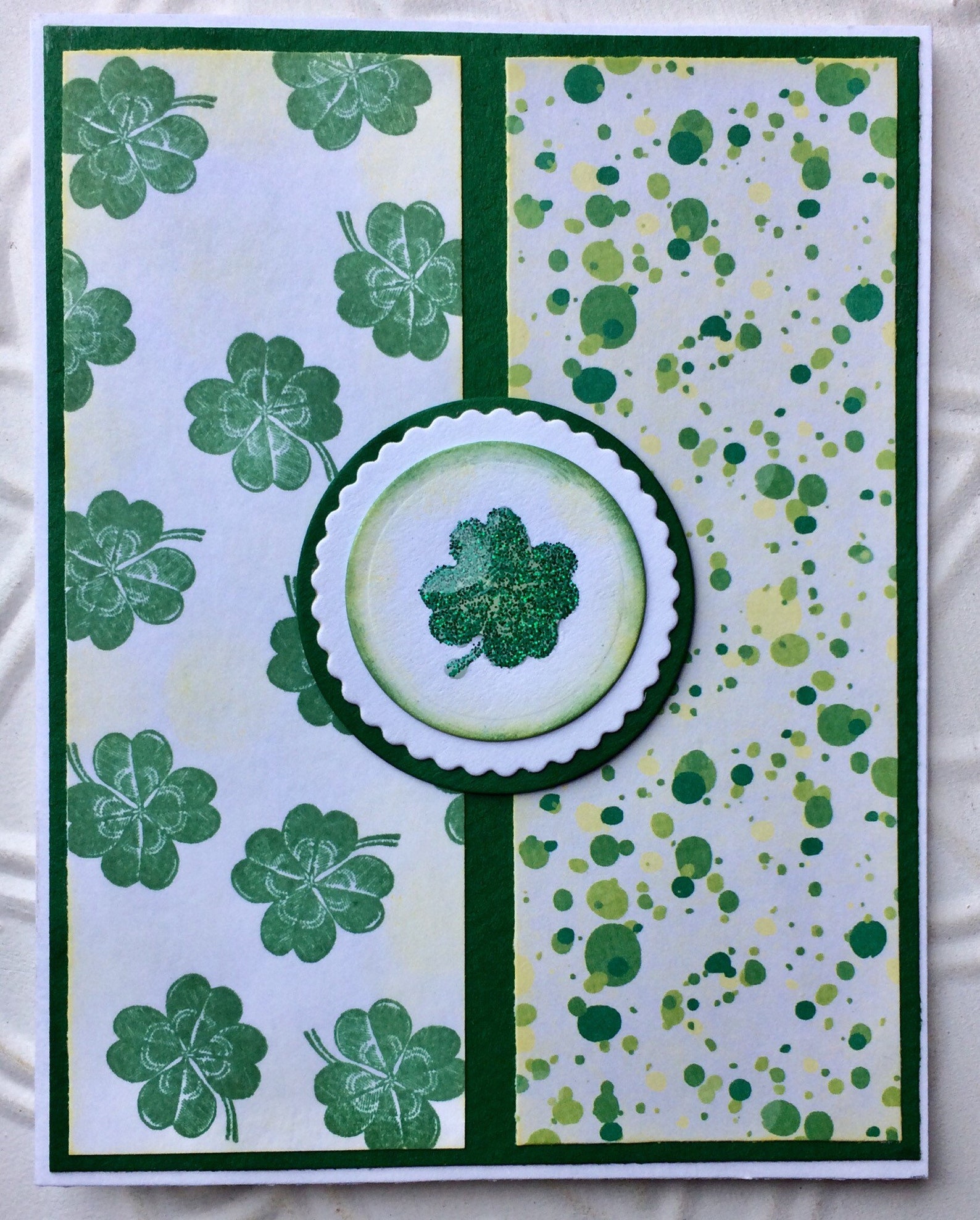 Lucky Four Leaf Clover Rubber Stamp From Oldislandstamps - Etsy