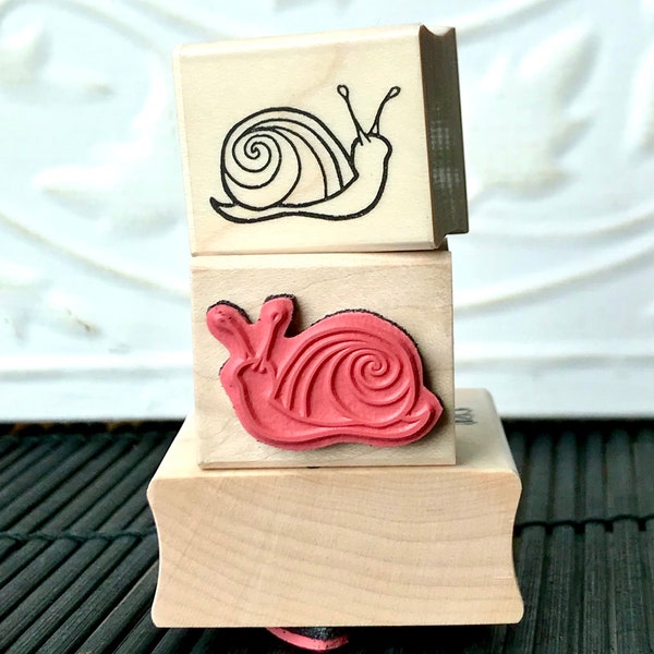 Snail Stamp - Etsy