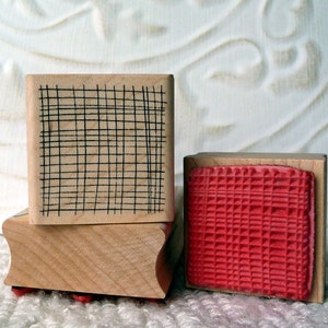 Small Background Mesh Rubber Stamp From Oldislandstamps - Etsy