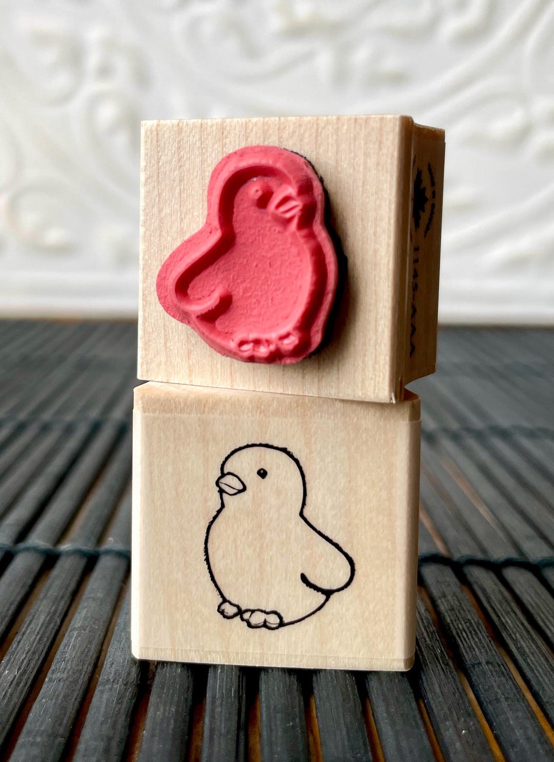 Plush Baby Chick Toy Rubber Stamp From Oldislandstamps - Etsy