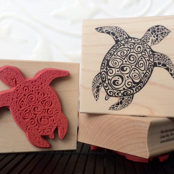 Turtle Stamp - Etsy