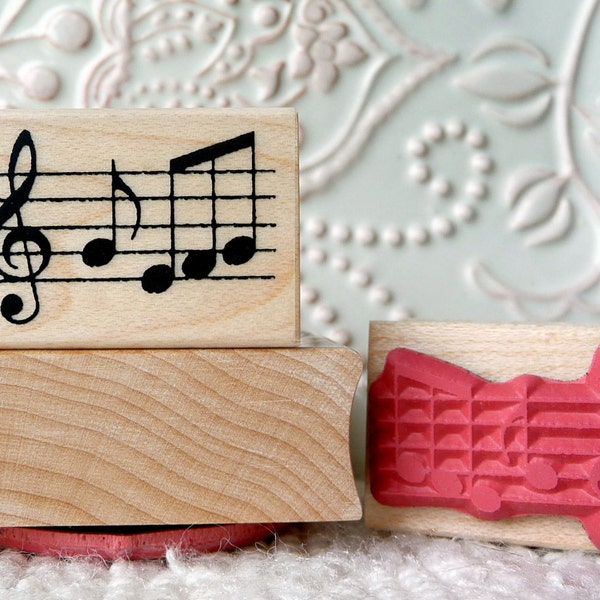 Notes Rubber Stamp - Etsy