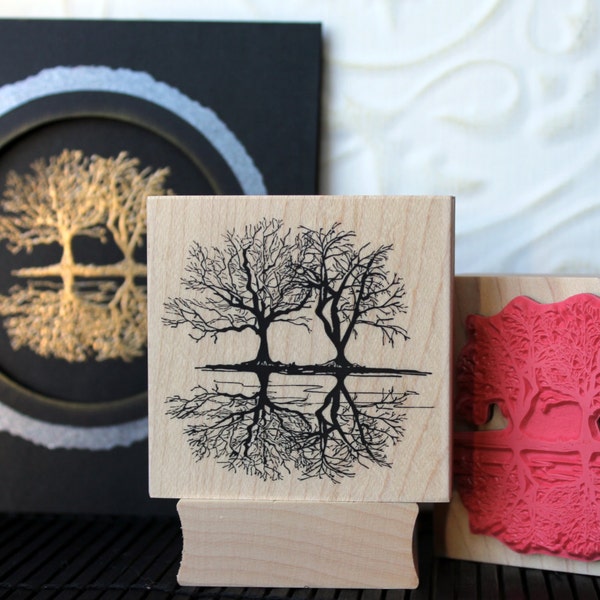 Bare Tree Stamp - Etsy