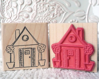House Rubber Stamp - Etsy