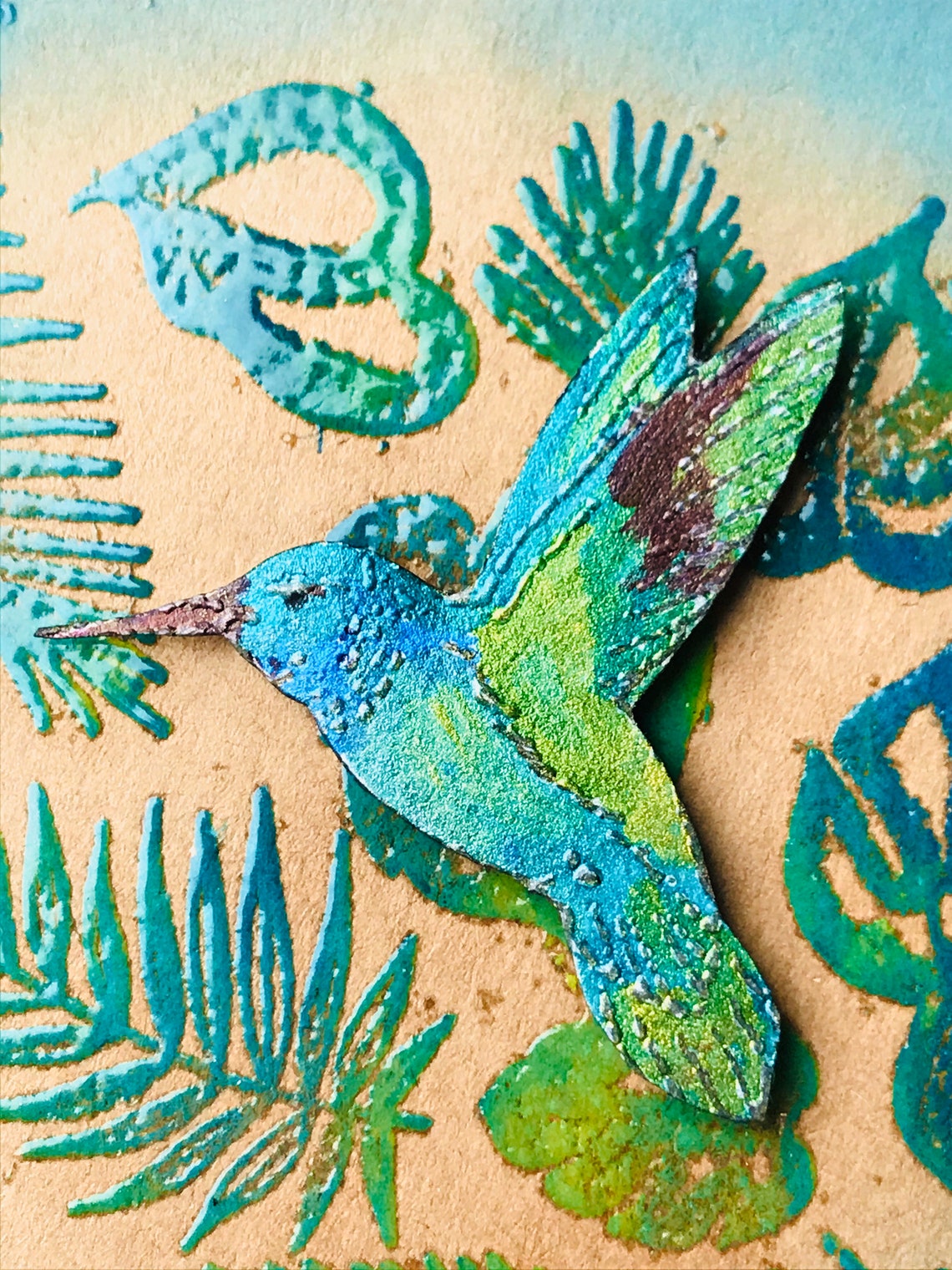 Hummingbird Rubber Stamp From Oldislandstamps - Etsy
