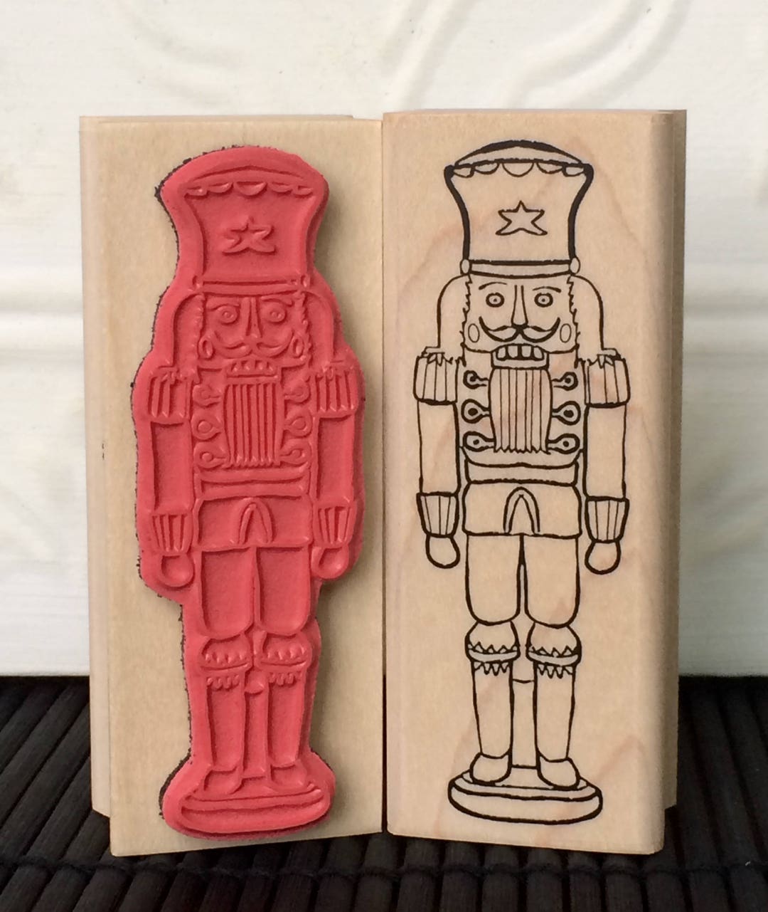 Christmas Nutcracker Rubber Stamp From Oldislandstamps - Etsy
