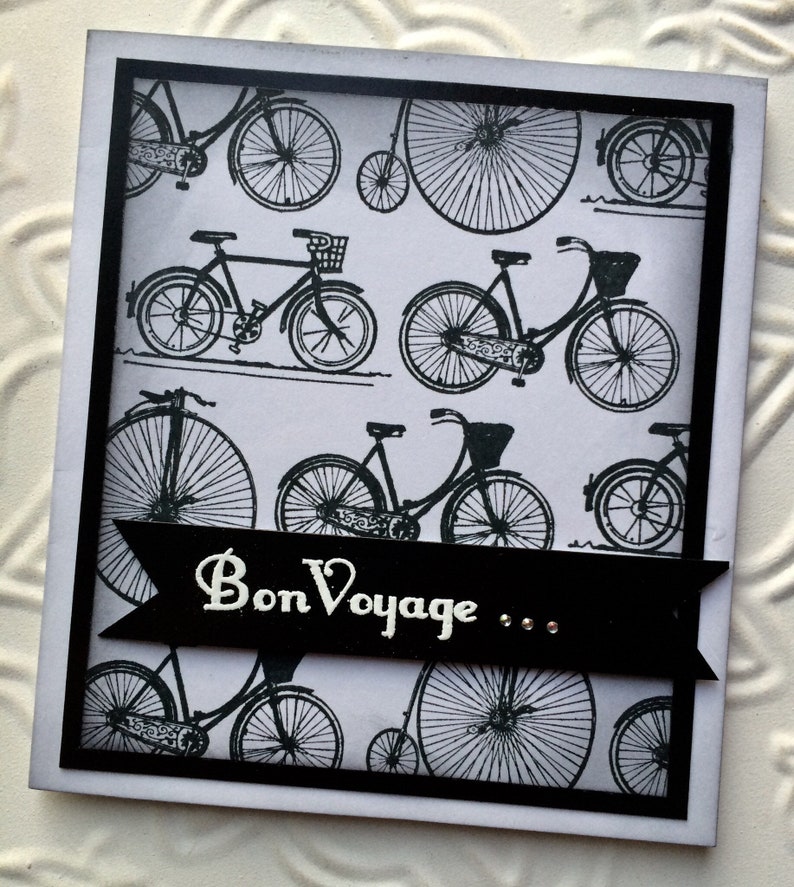 Bicycle Rubber Stamp From Oldislandstamps - Etsy