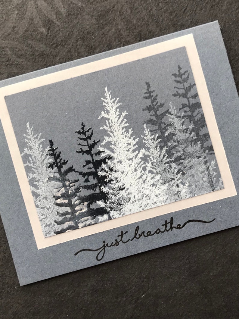 Classic Fir Tree Rubber Stamp From Oldislandstamps - Etsy