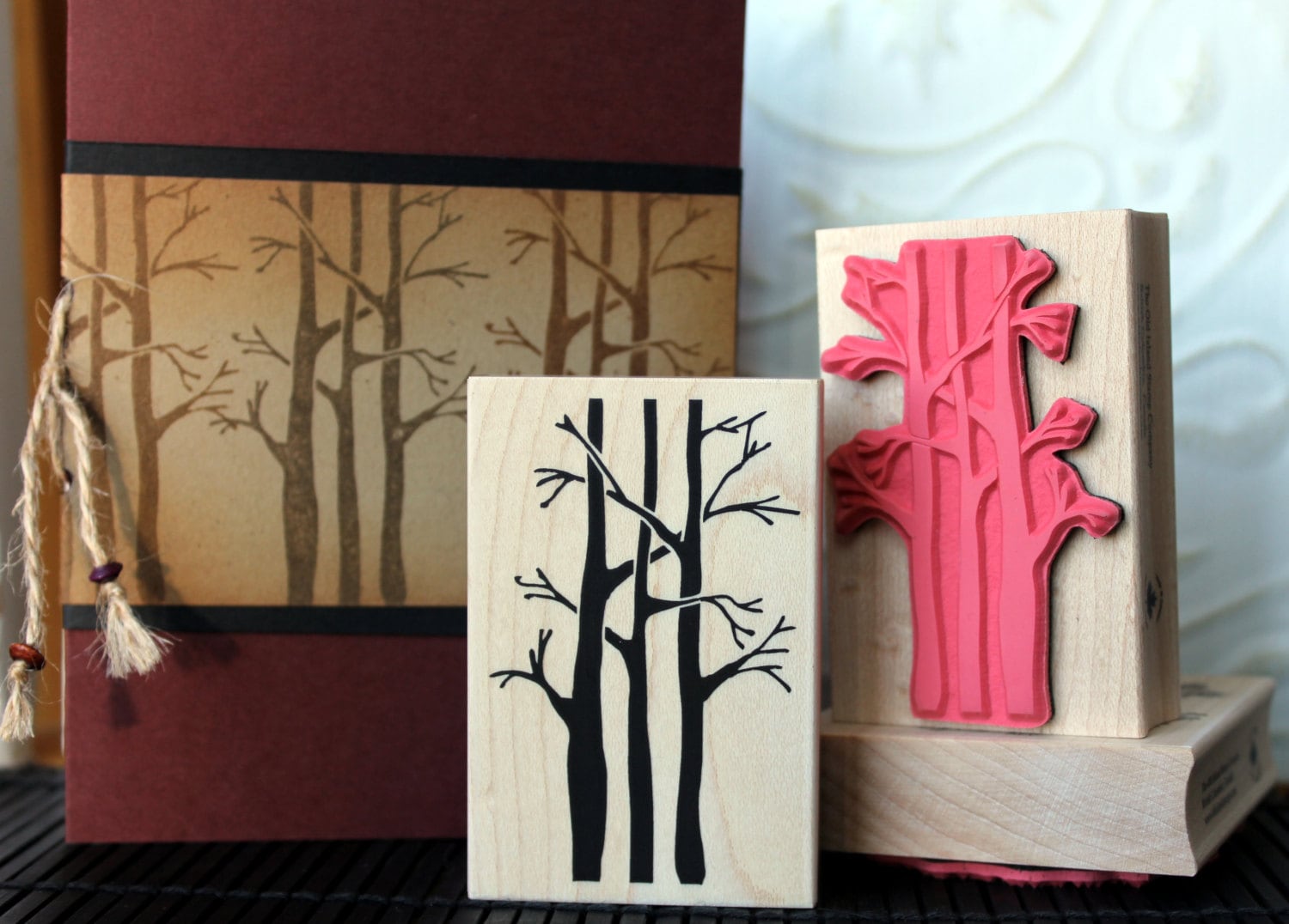 Forest Family Tree Rubber Stamp From Oldislandstamps - Etsy