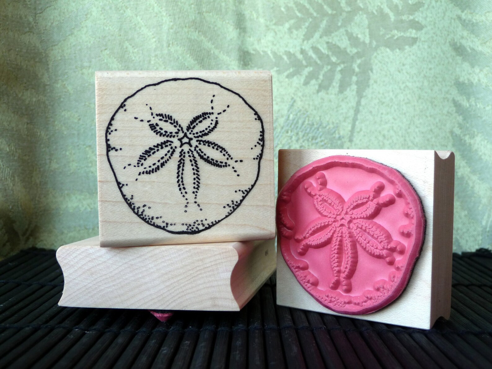 Sand Dollar Rubber Stamp From Oldislandstamps - Etsy