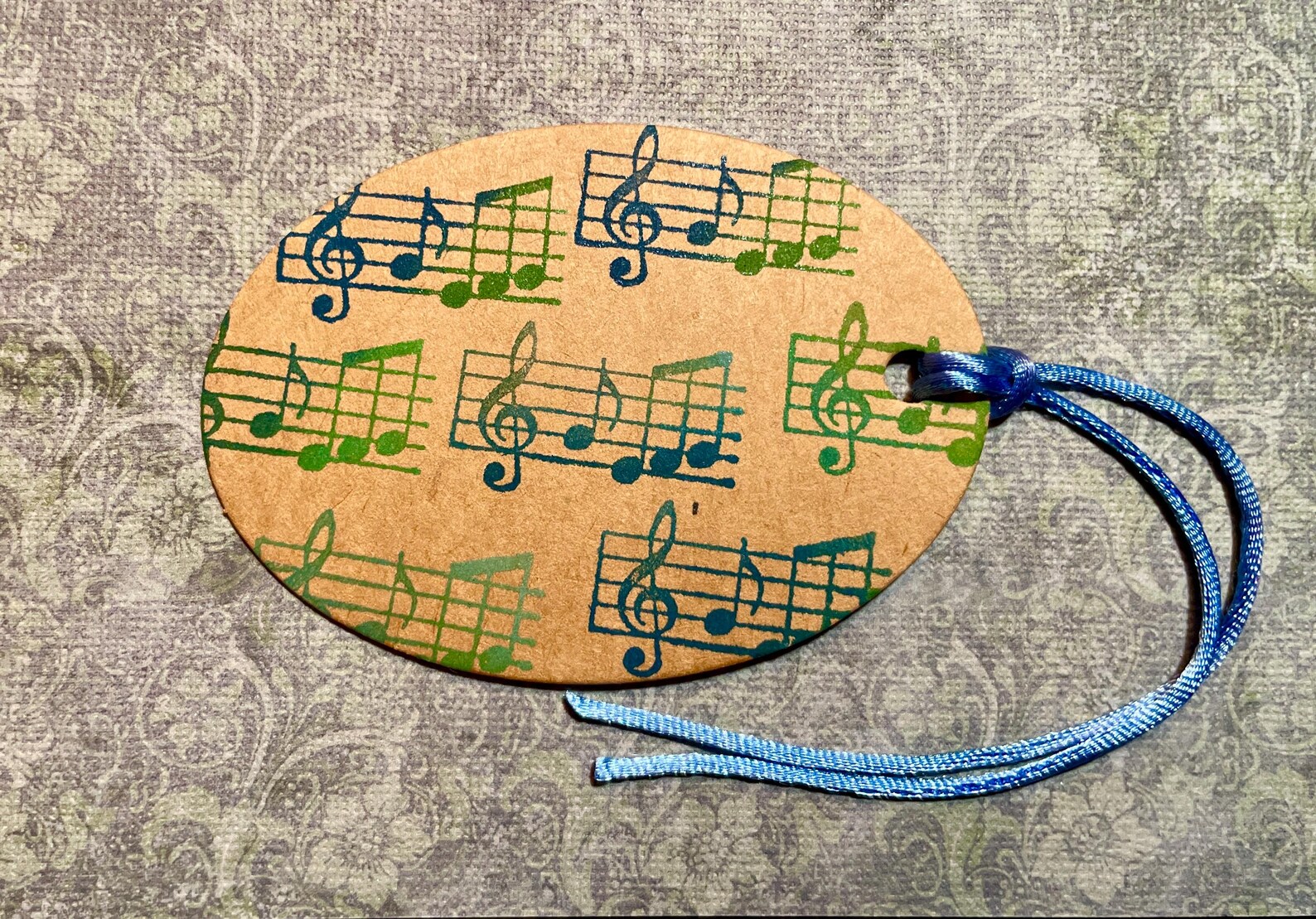 Music Notes Rubber Stamp From Oldislandstamps - Etsy