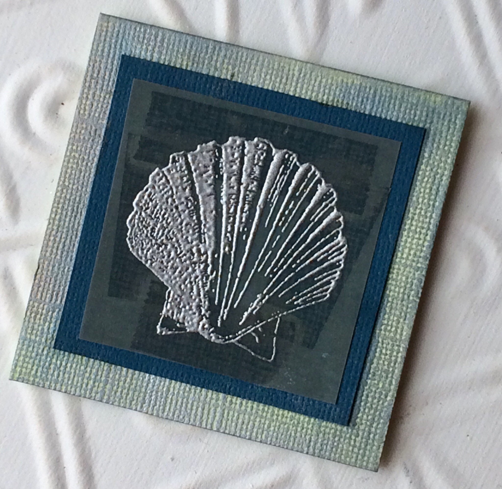 Scallop Shell Rubber Stamp From Oldislandstamps | Etsy