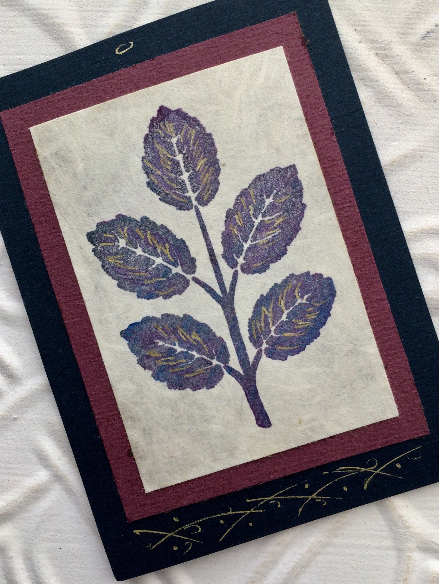 Leaves Rubber Stamp From Oldislandstamps - Etsy