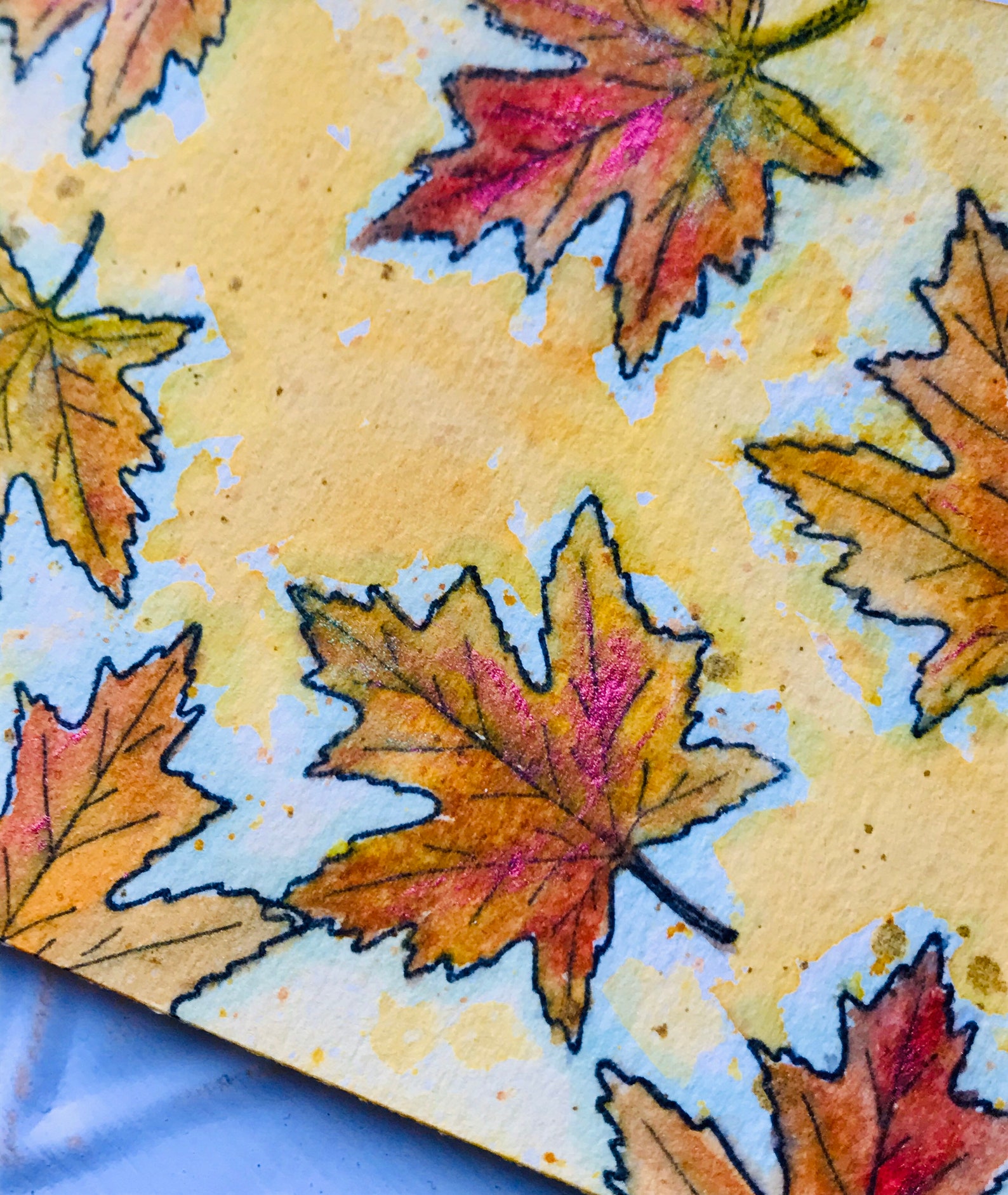 Maple Leaf Rubber Stamp From Oldislandstamps - Etsy