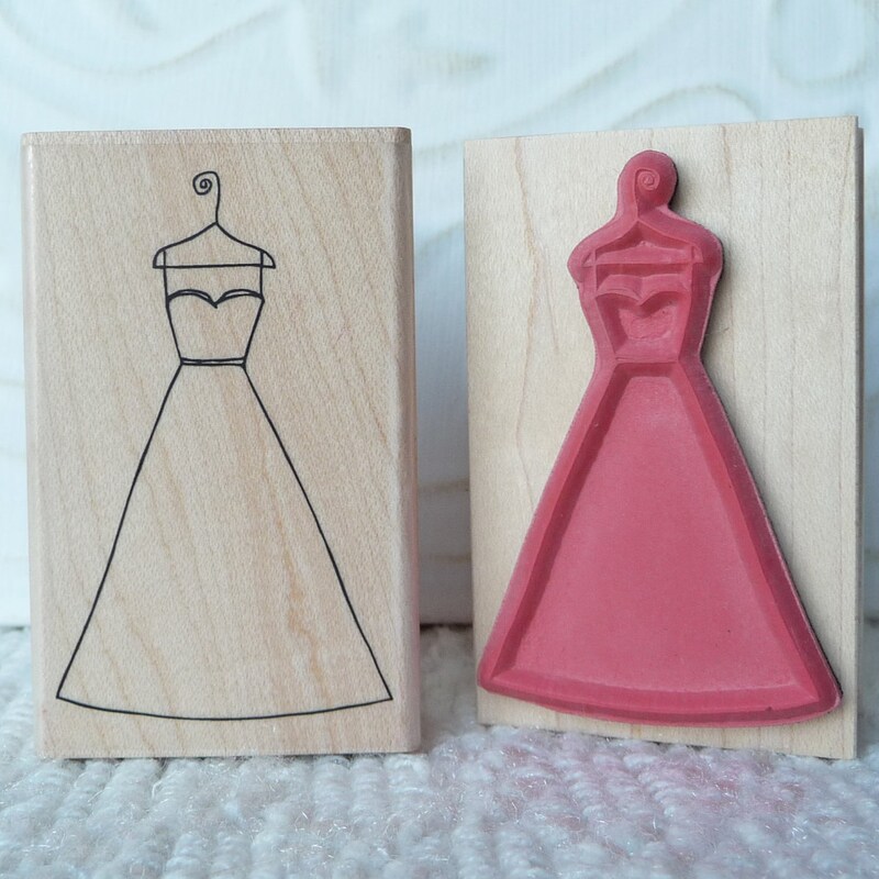 Wedding Dress Stamp - Etsy