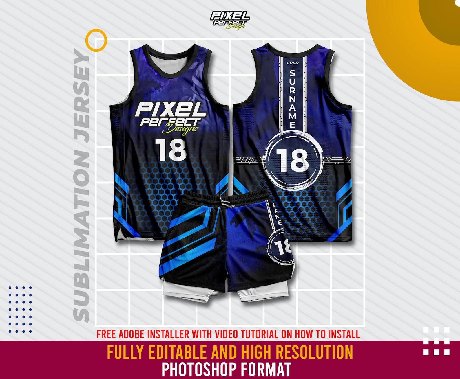 Full Sublimation Jersey | Personalized Sportswear With Name & Number ...