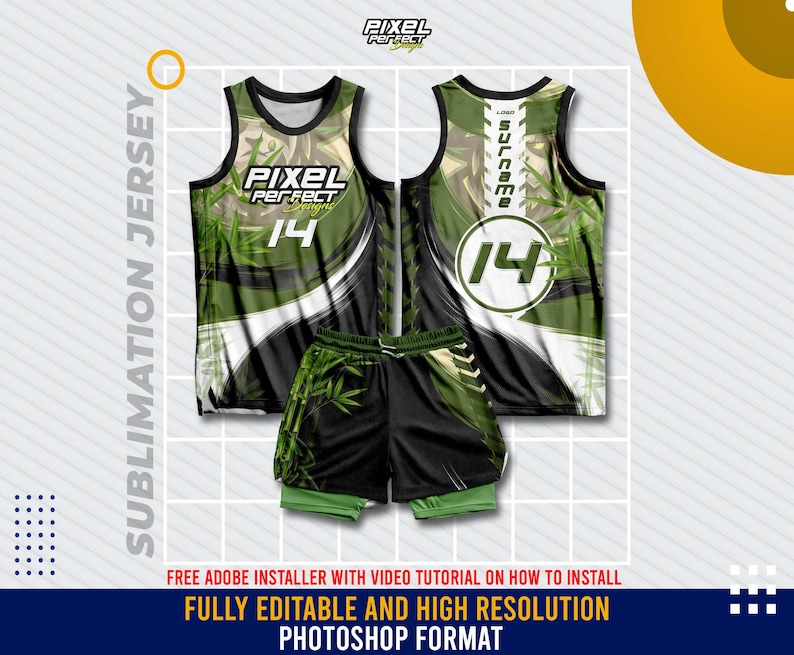 Full Sublimation Jersey Digital Print File 1 Editable Sportswear - Etsy
