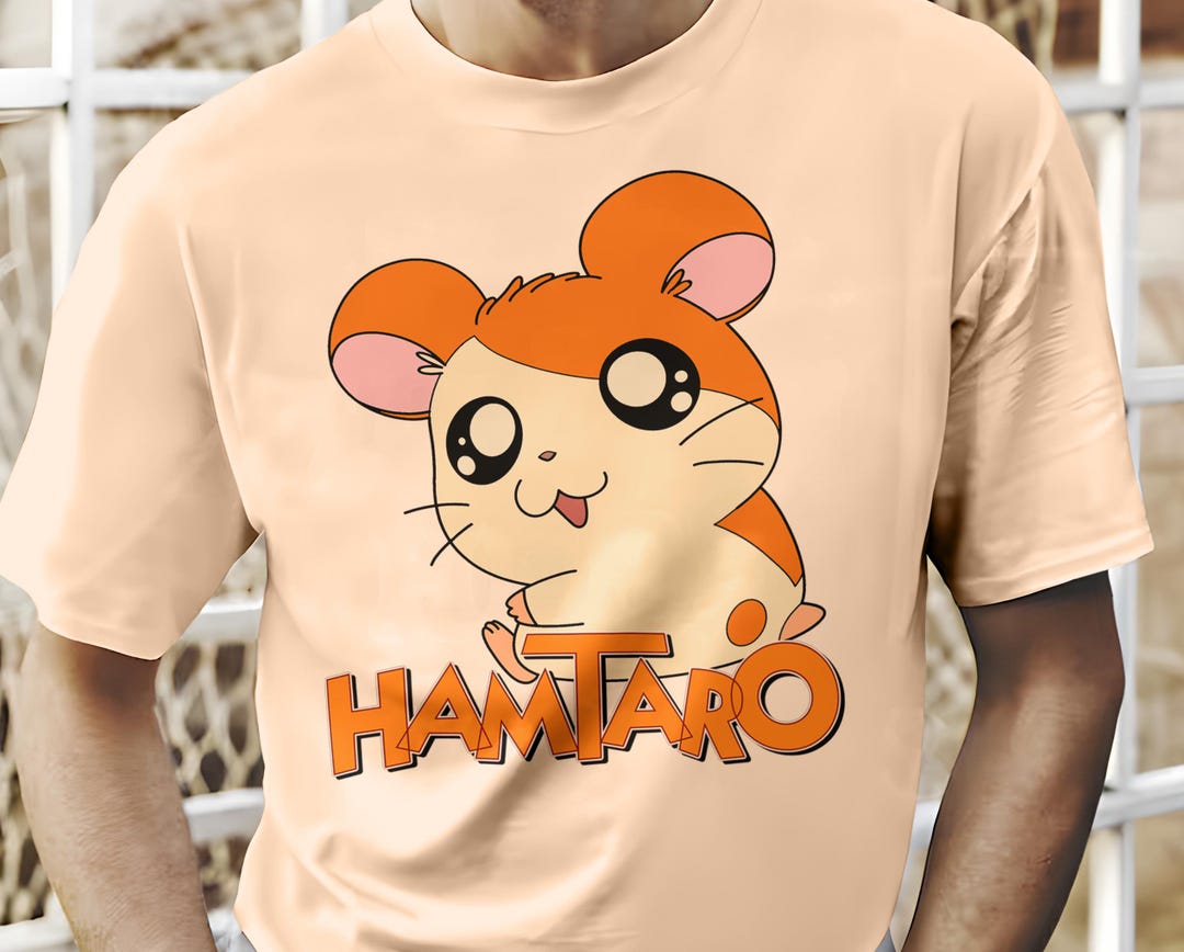 Hamtaro V1 Vintage Anime Movie Poster T-shirt Men Women Unisex 8 Colors ...