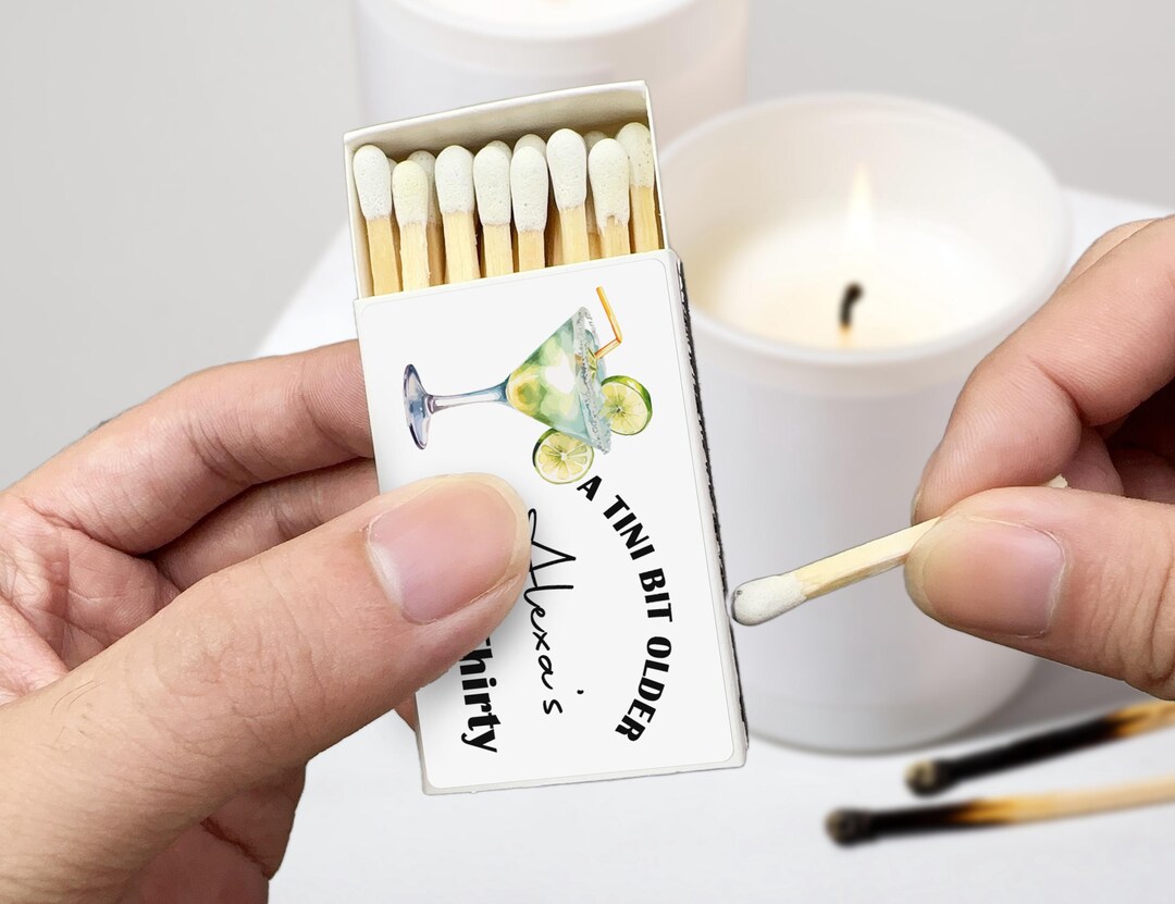 Custom Birthday Matches - A Tini Bit Older/espresso Martini Birthday ...