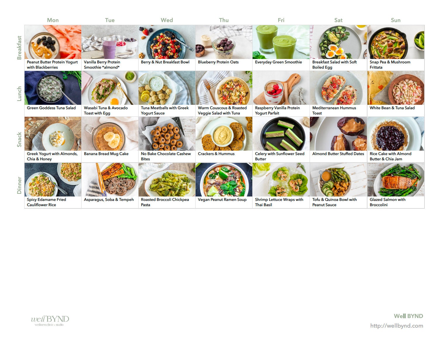 7-day Pescatarian Meal Plan PDF | Quick & Easy High-protein Recipes ...