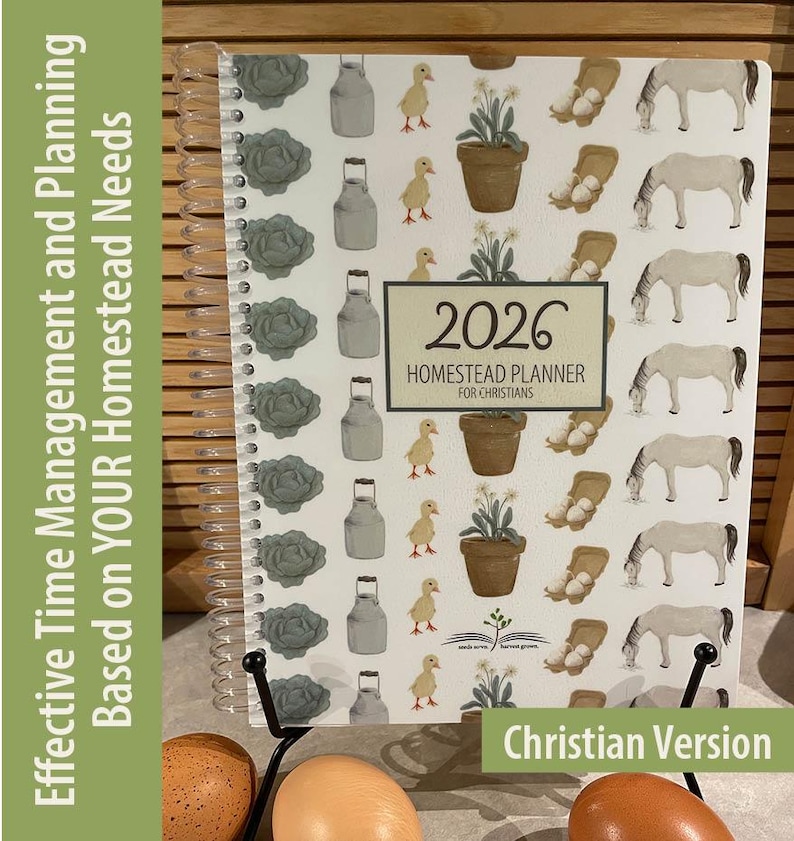 2026 Homestead Planner - Christian Version - Etsy