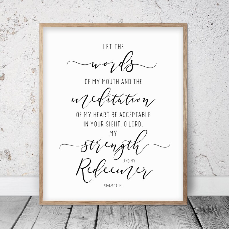 Psalm 19 14 - Etsy