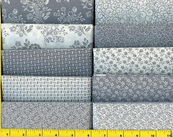 Country Grey Jelly Roll 40 2.5 Strips Quilting Fabric - Etsy