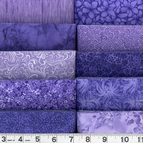 Purple Batik Fabric - Etsy