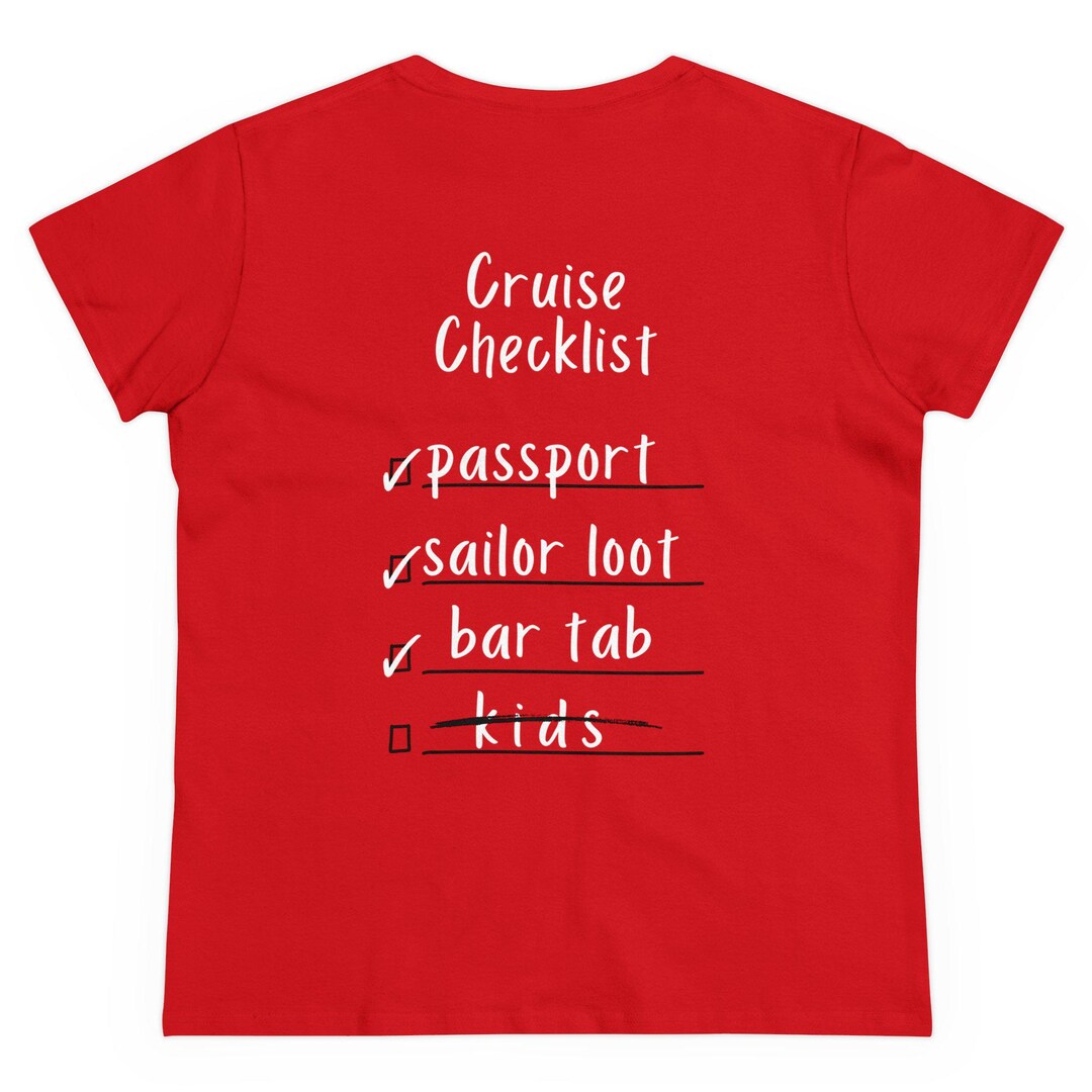 MERMAID: Virgin Voyages Checklist - Women's Cut - Etsy
