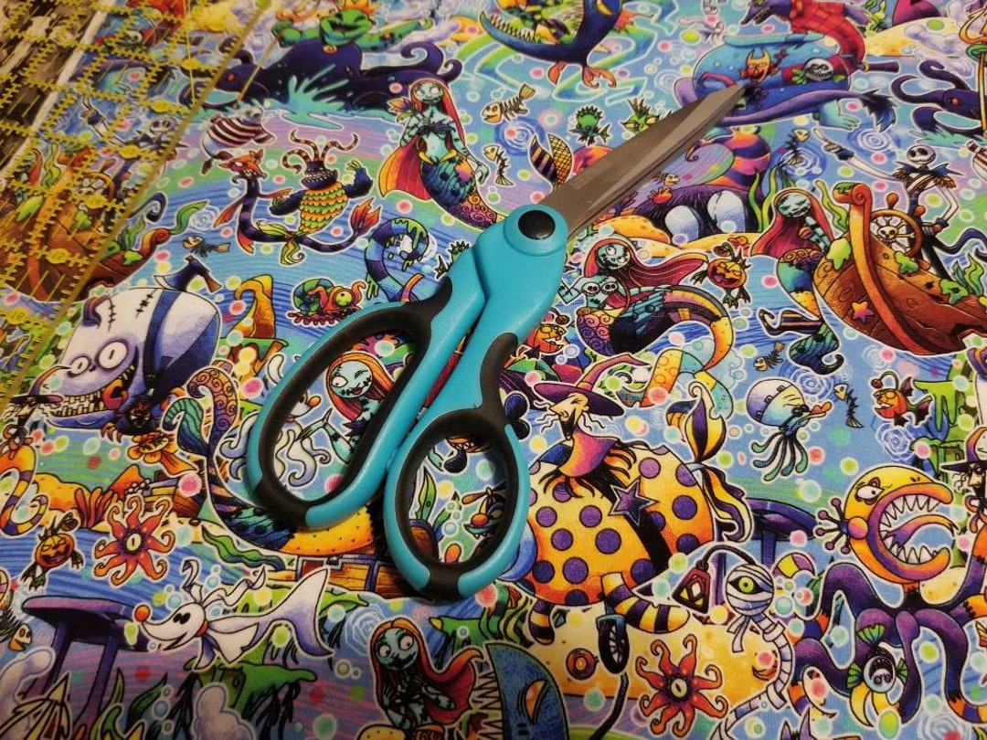 Tim Burton NBC Mermaid Custom Fabric Cotton Lycra Tumbler Cut - Etsy