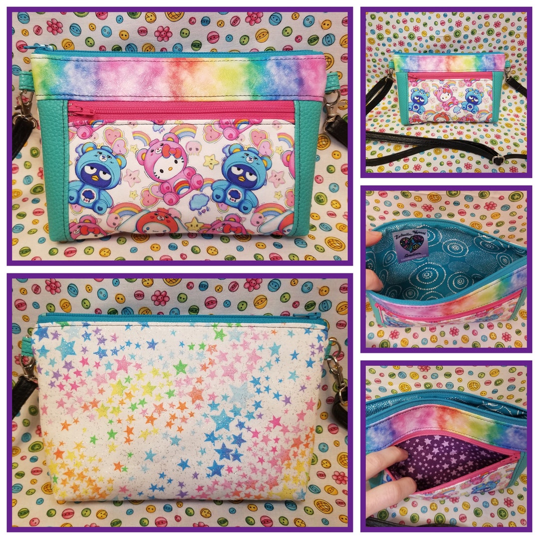 Hello Kitty Sanrio Purse Hip Bag Kawaii Anime Care Bears Festival Bag ...
