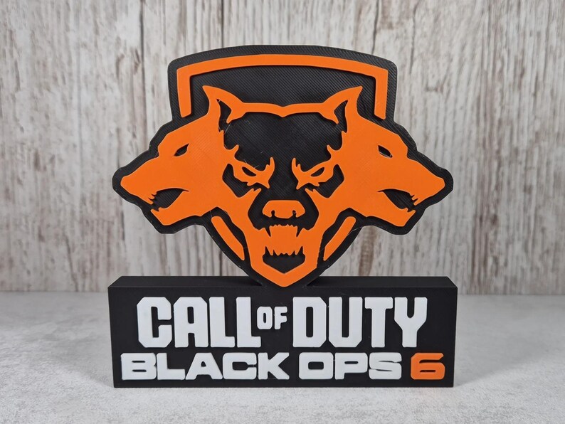 Black Ops 6 Desk Sign Black Ops Logo - Etsy
