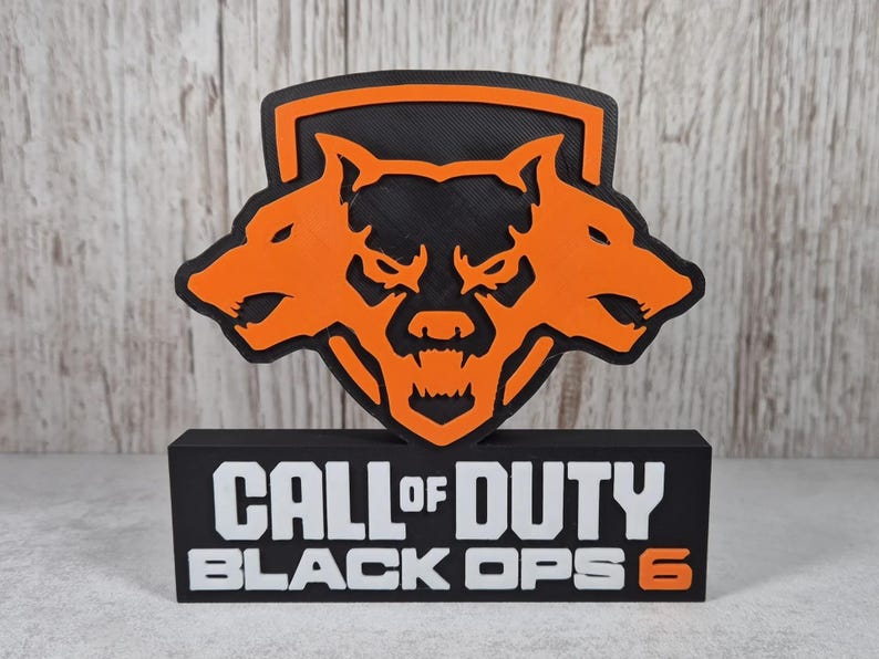 Black Ops 6 Desk Sign Black Ops Logo - Etsy