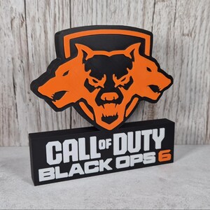 Black Ops 6 Desk Sign Black Ops Logo - Etsy
