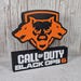 Black Ops 6 Desk Sign Black Ops Logo - Etsy