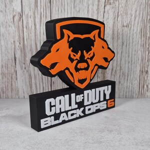 Black Ops 6 Desk Sign Black Ops Logo - Etsy