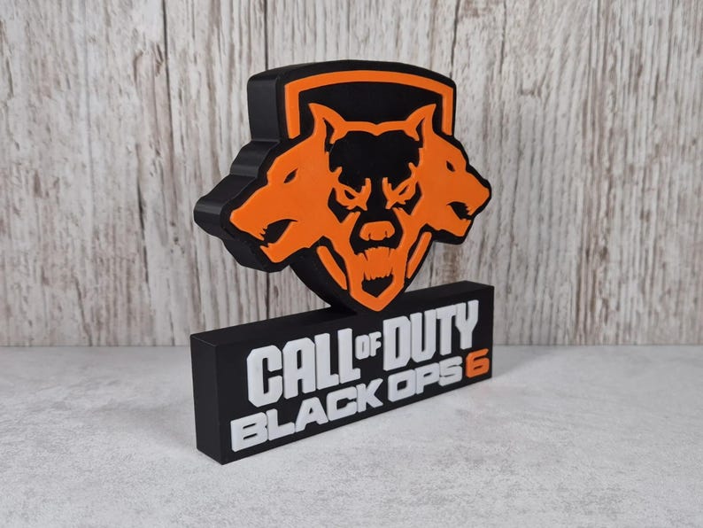 Black Ops 6 Desk Sign Black Ops Logo - Etsy