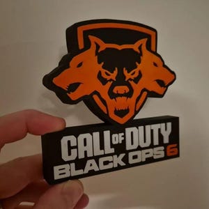 Black Ops 6 Desk Sign Black Ops Logo - Etsy