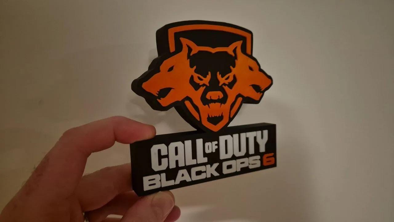 Black Ops 6 Desk Sign Black Ops Logo - Etsy