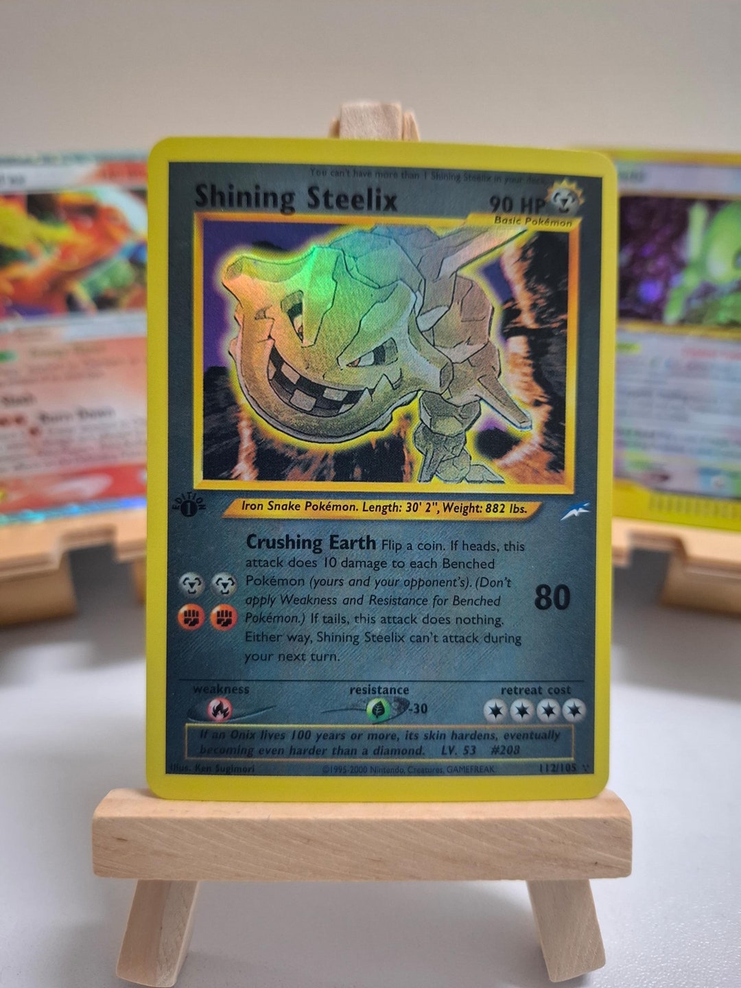 Shining Steelix - Neo Destiny - PKM Proxy - Etsy