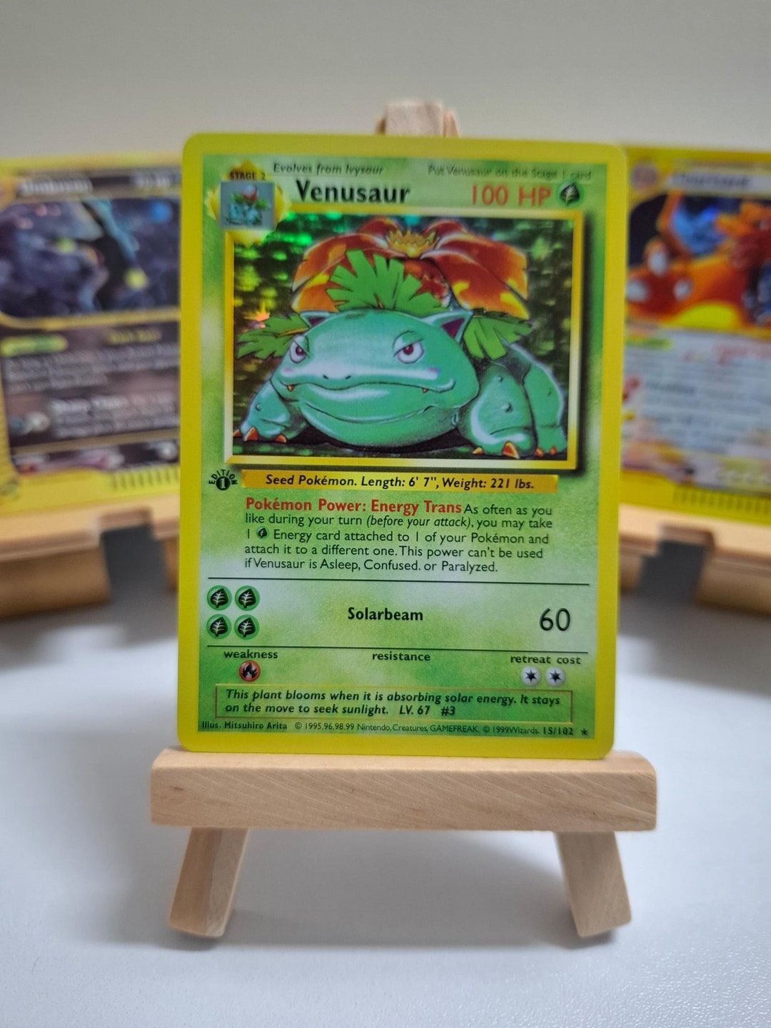 Venusaur - Base Set - PKM Proxy - Etsy