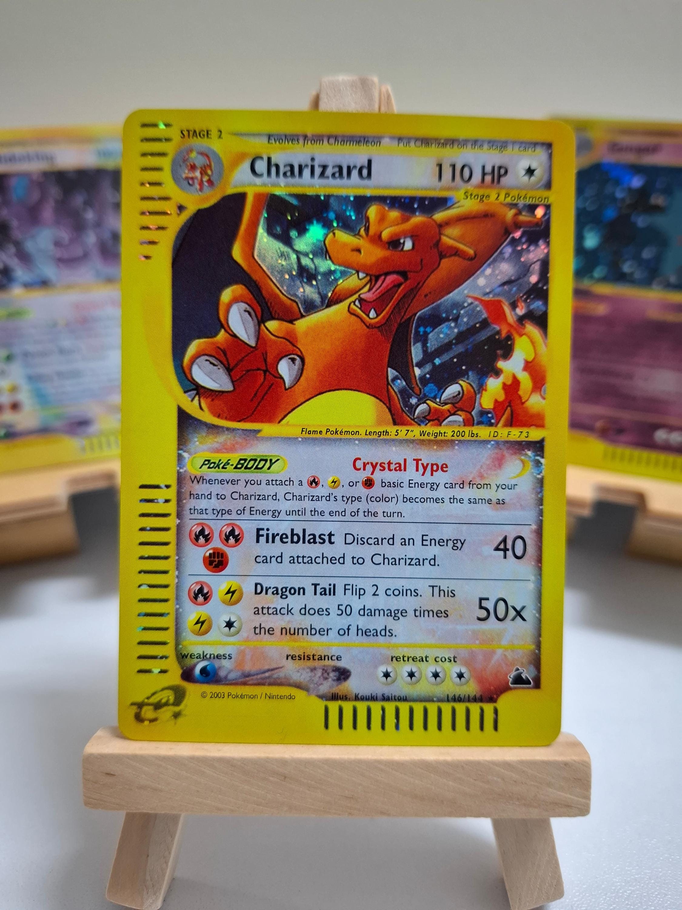 Charizard - Skyridge - PKM Proxy - Etsy