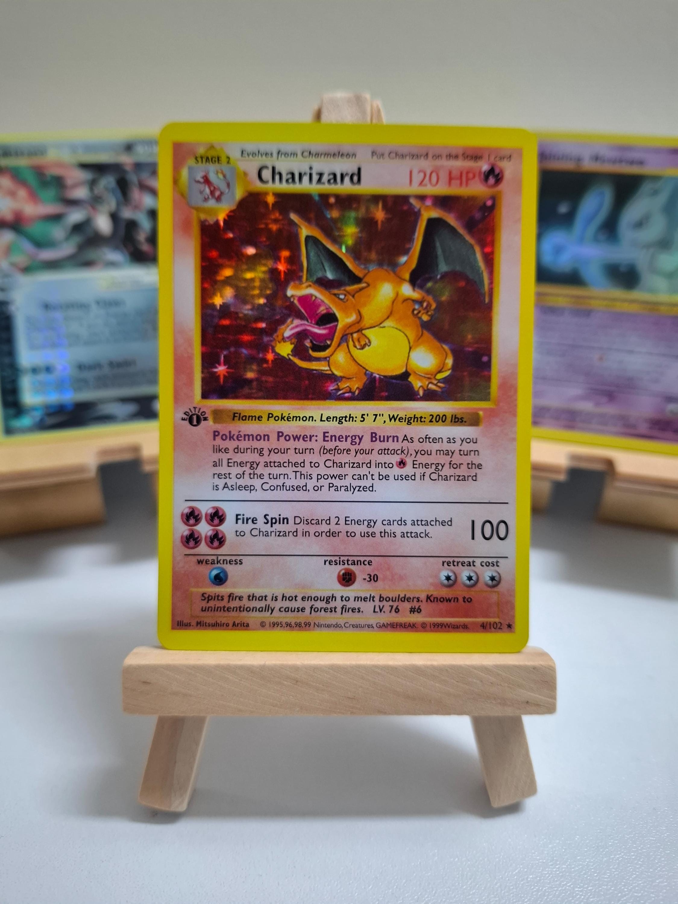 Charizard - Base Set - PKM Proxy - Etsy